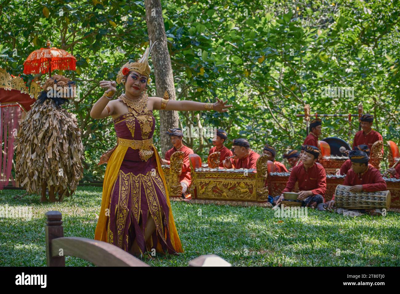 The story of Lubdaka Balinese performance in Monkey forest Ubud, Bali ...