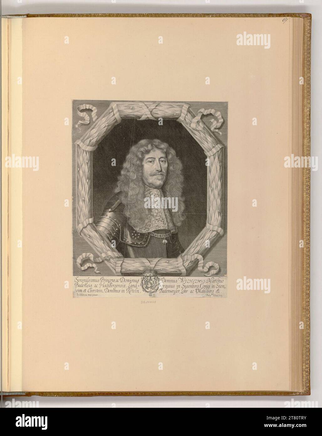 Philipp Kilian (Engraver) Portrait. Copper engraving, etching 17 ...