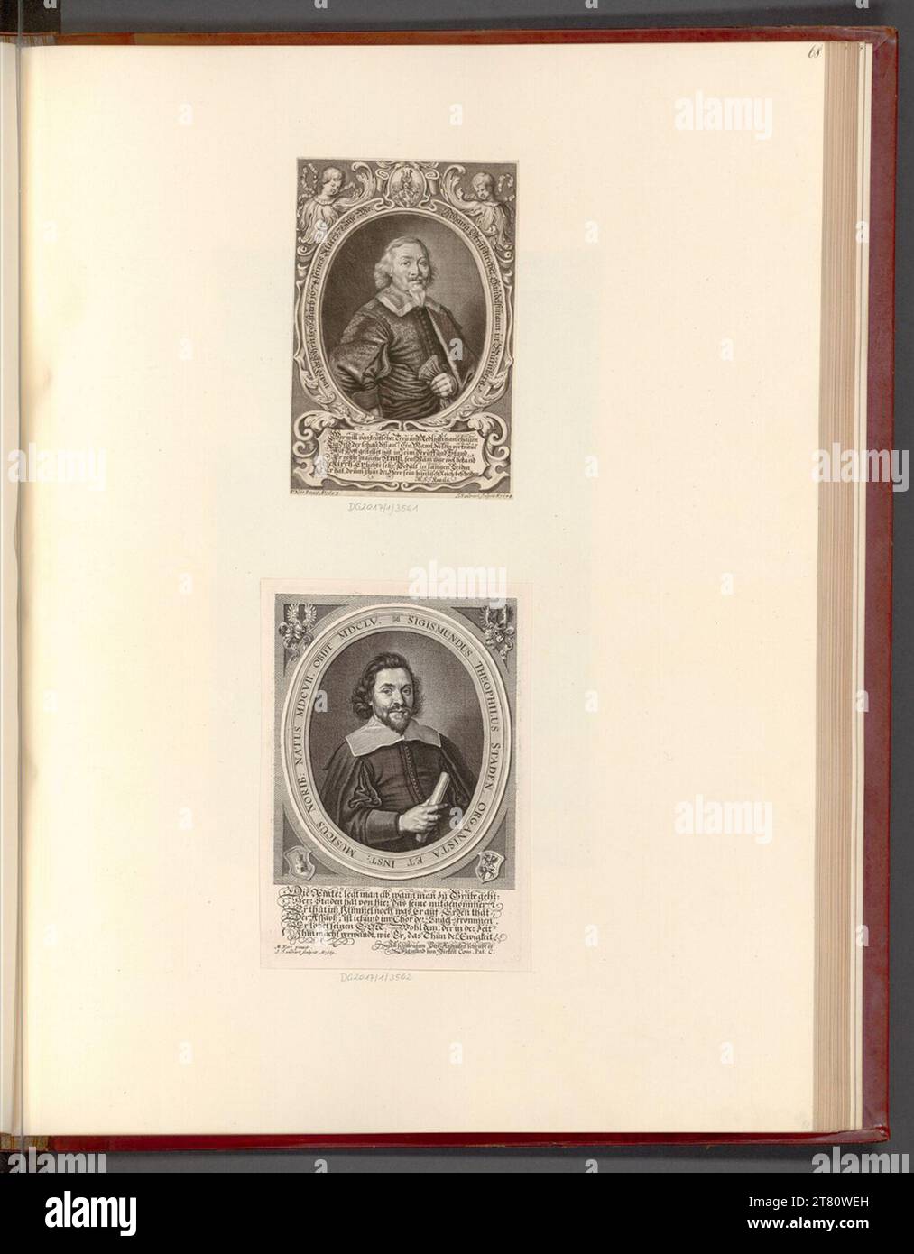 Jakob von Sandrart (Engraver) Portrait. Copper engraving; etching 1669 ...