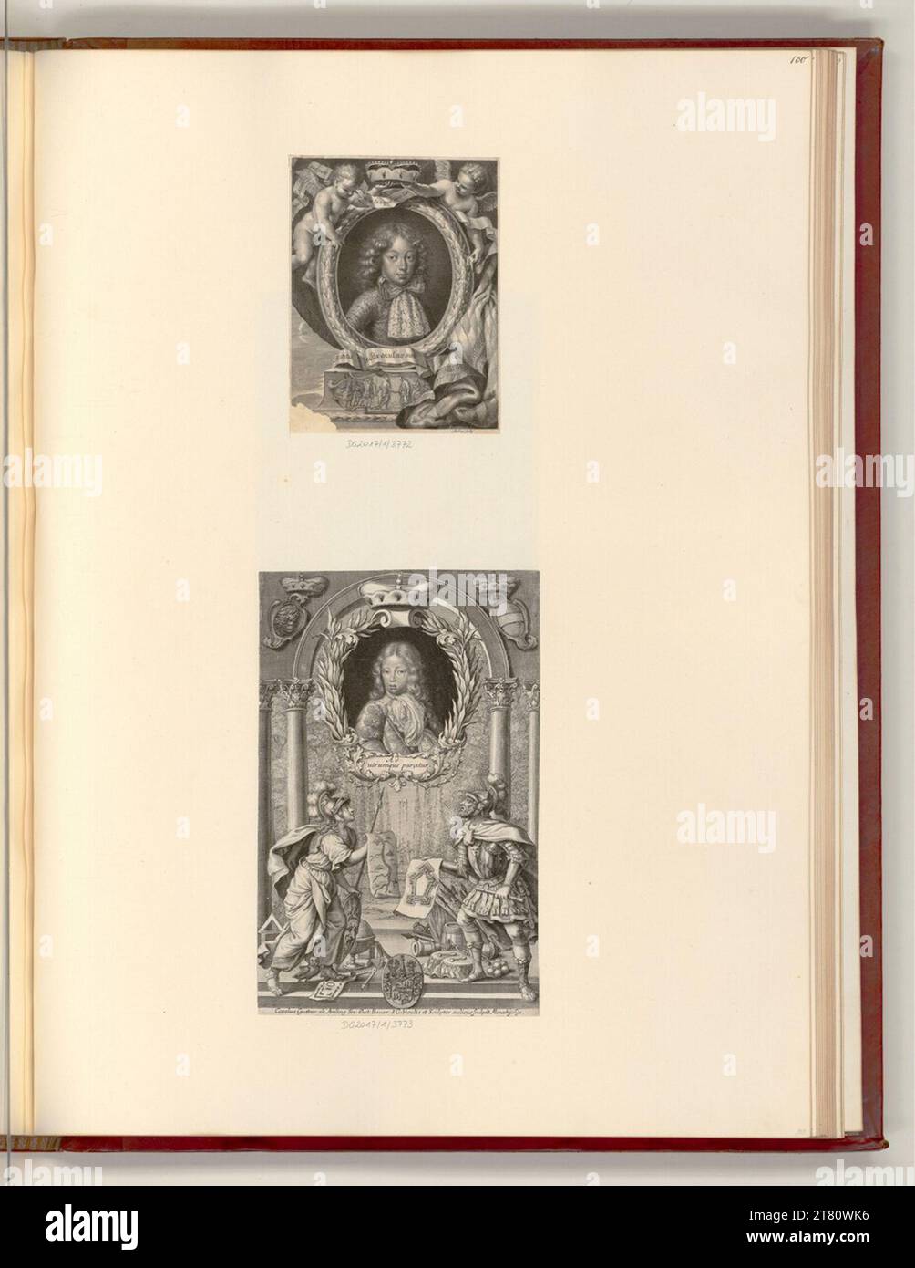 Carl Gustav Amling (Engraver) Portraits Joseph Ferdinand of Bavaria ...