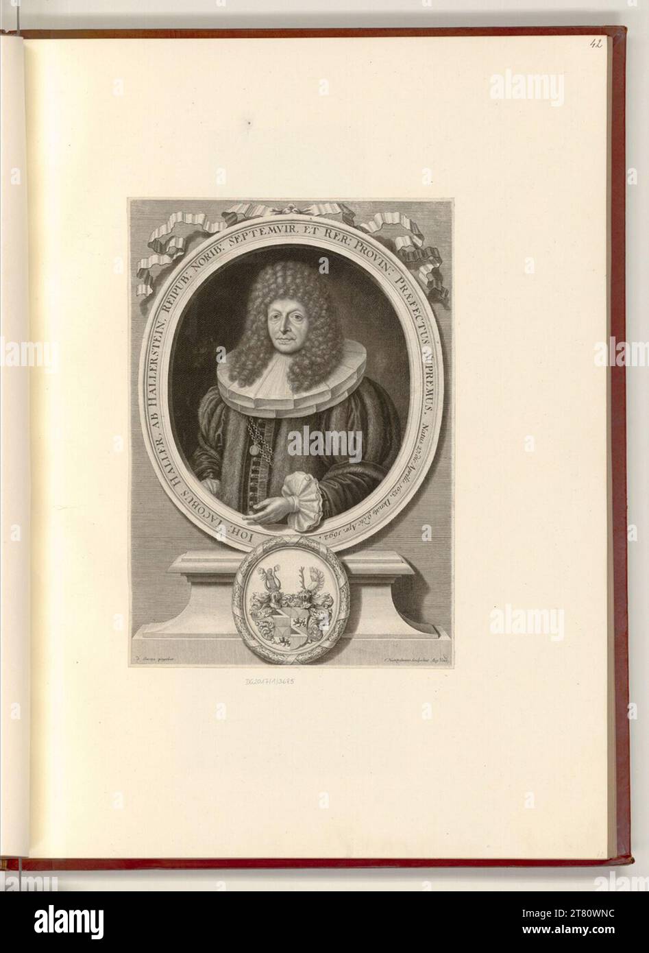 Elias Hainzelmann (Engraver) Portrait Johann Jakob Haller from ...