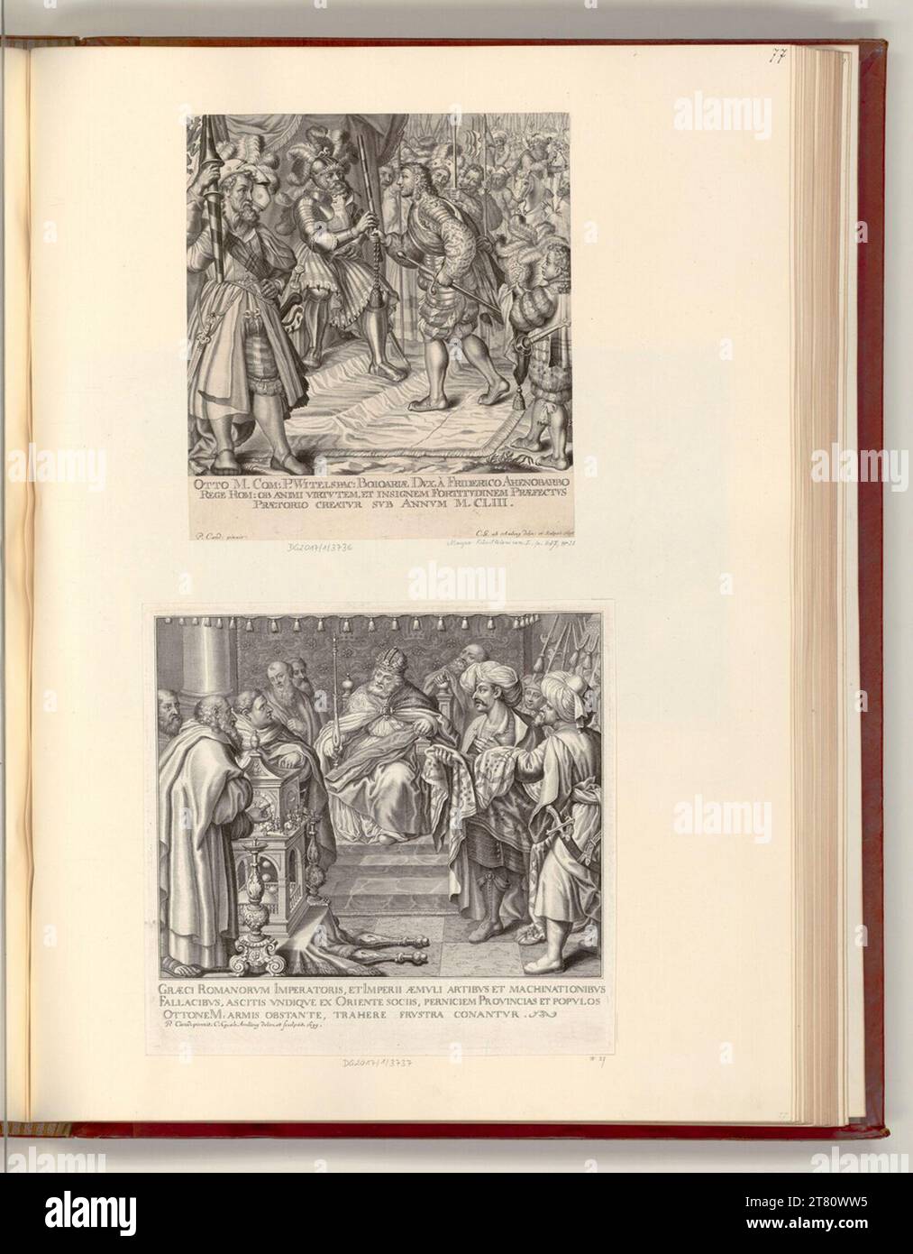 Carl Gustav Amling (Engraver) Otto von Wittelsbach; Greek envoys in ...