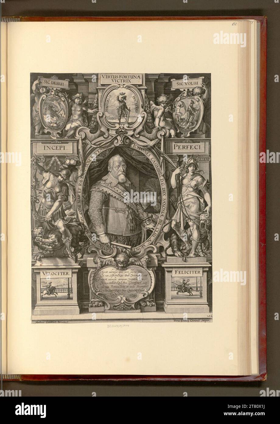 Peter Isselburg (Engraver) Portrait Johann Casimir (Duke of Saxony ...
