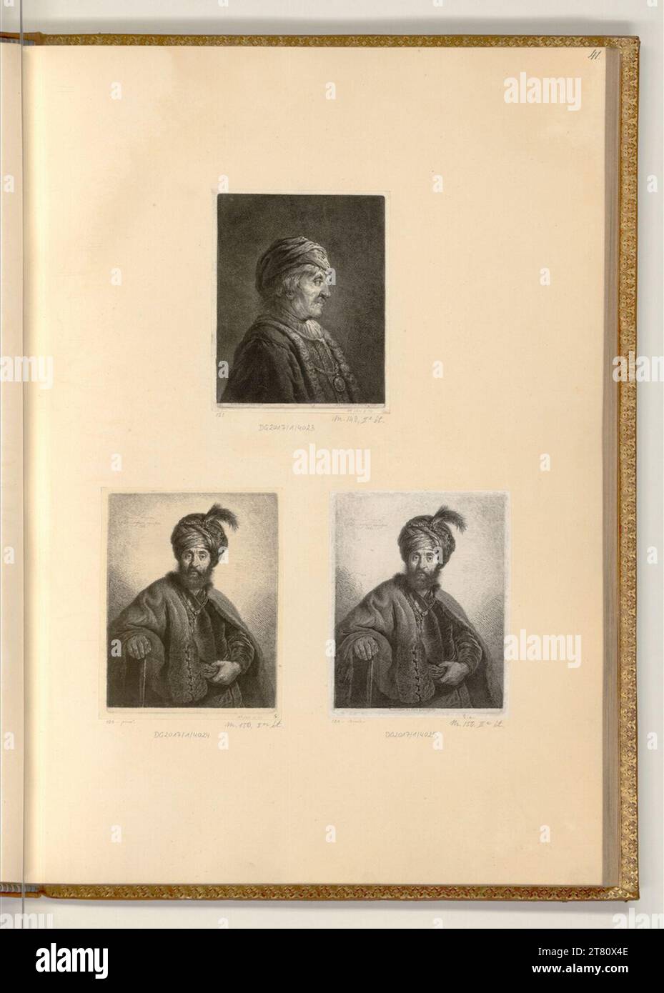 Georg Friedrich Schmidt (Engraver) Portrait of a man; Portraits of an ...