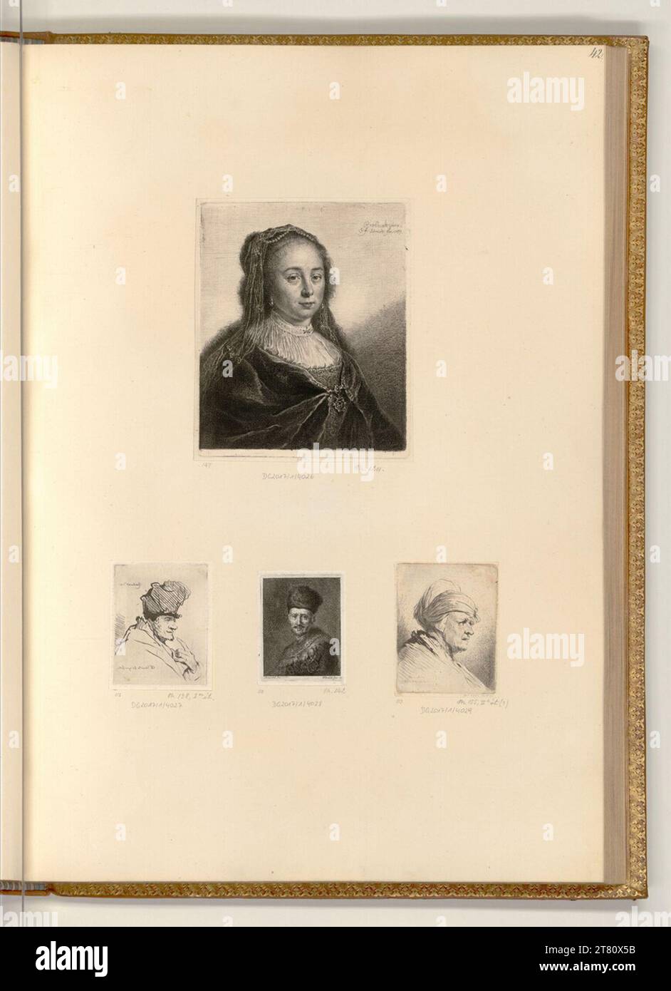 Georg Friedrich Schmidt (Engraver) Various portraits. etching 18 ...
