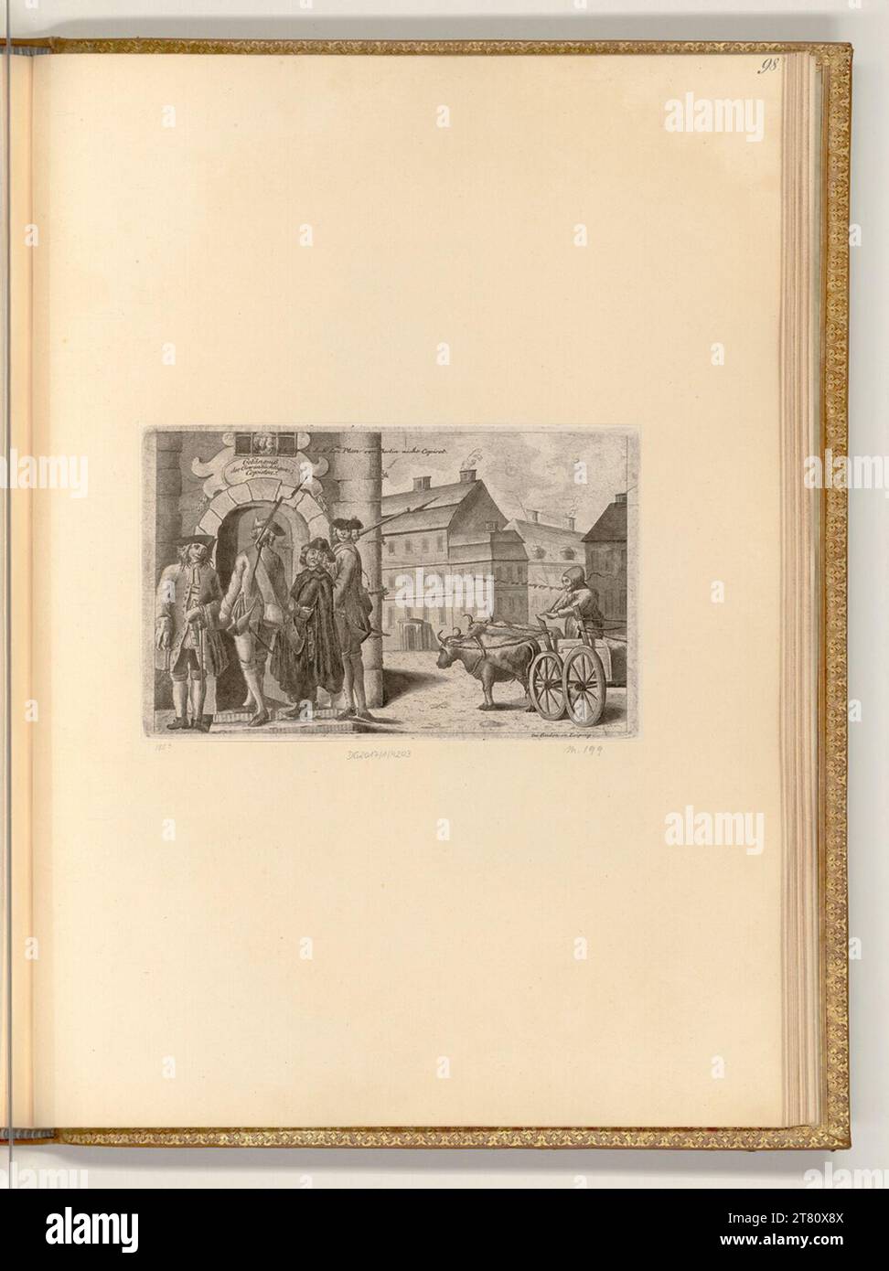 Georg Friedrich Schmidt (Engraver) Copists prison. Copper engraving, etching 18. Century , 18th ...