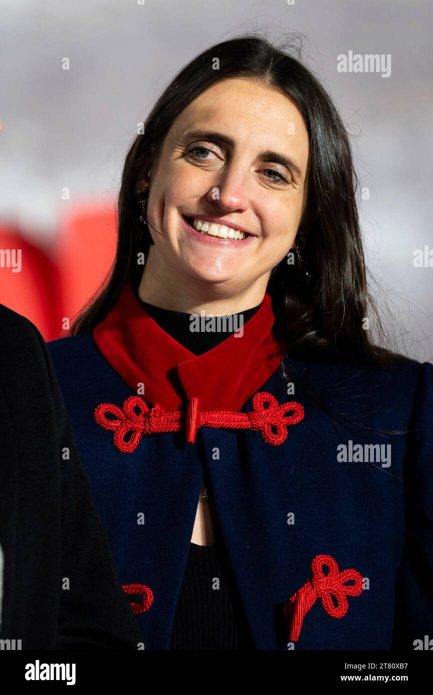 Olympia, Princess Napoleon poses for photographers upon arrival at the ...