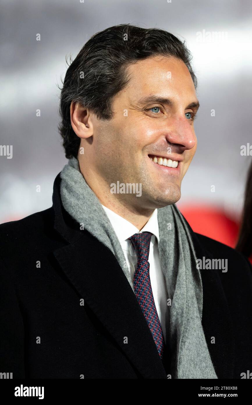 Prince Jean-Christophe Napoleon poses for photographers upon arrival at ...