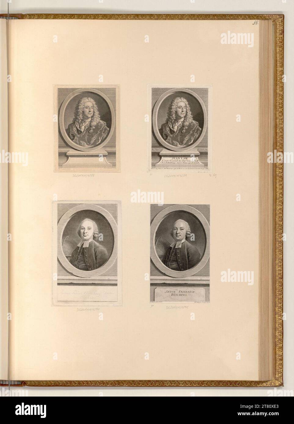 Georg Friedrich Schmidt (Engraver) Portraits. Copper engraving, etching 1740-1775 , 1740/1775 ...