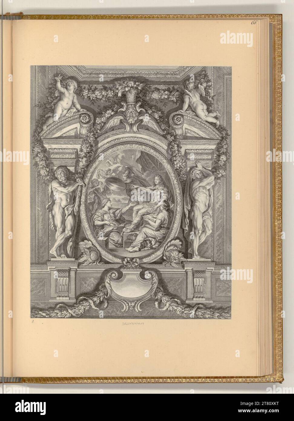 Johann Georg Wille (Engraver) Order restored in finances. Copper ...
