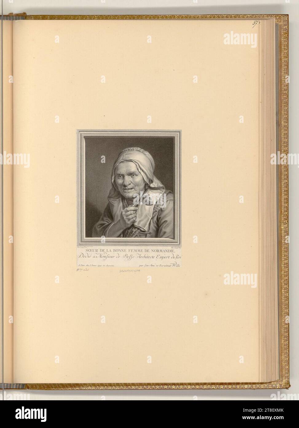 Johann Georg Wille (Engraver) Sister of the good woman of Normandy ...