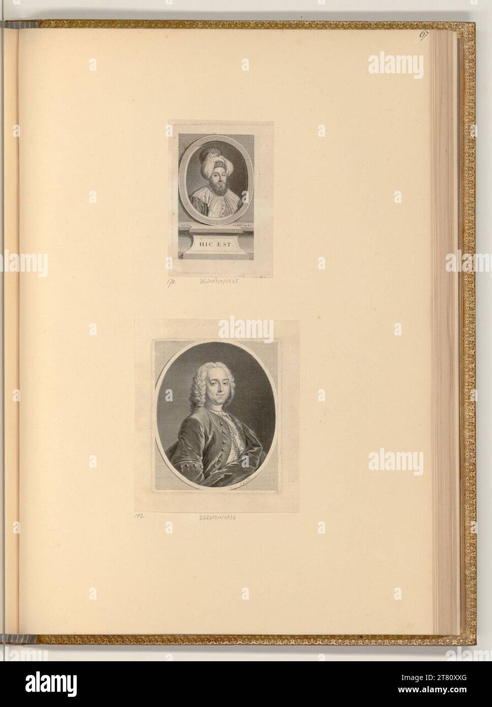 Johann Georg Wille (Engraver) Portraits. Copper engraving, etching 1730 ...