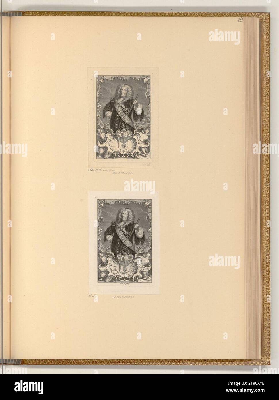 Johann Georg Wille (Engraver) Portraits. Copper engraving, etching 1730 ...