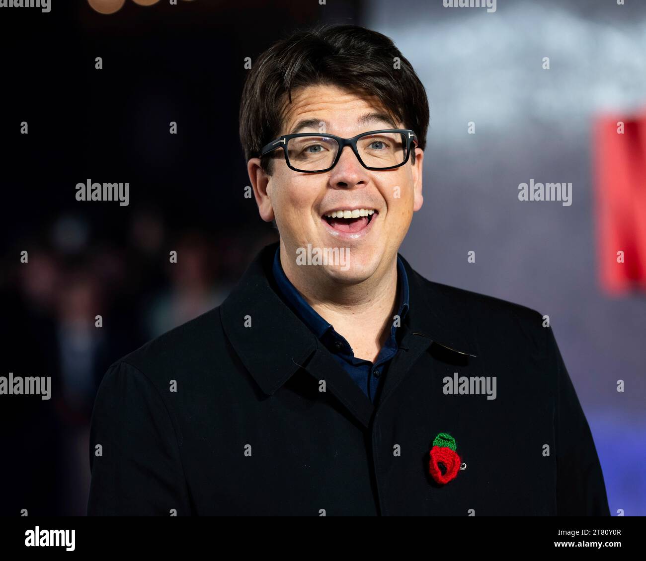Michael McIntyre poses for photographers upon arrival at the UK ...