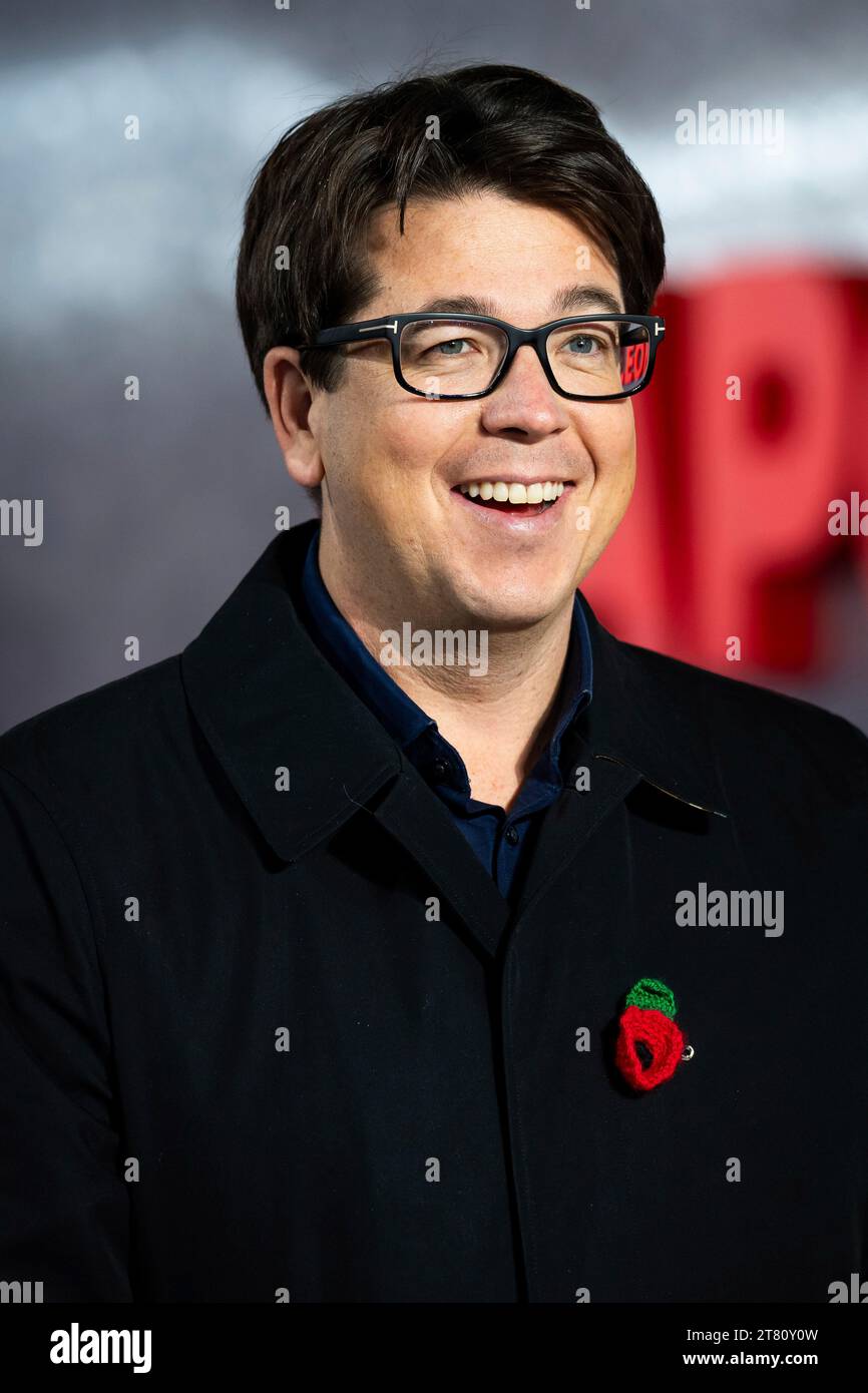 Michael McIntyre poses for photographers upon arrival at the UK ...