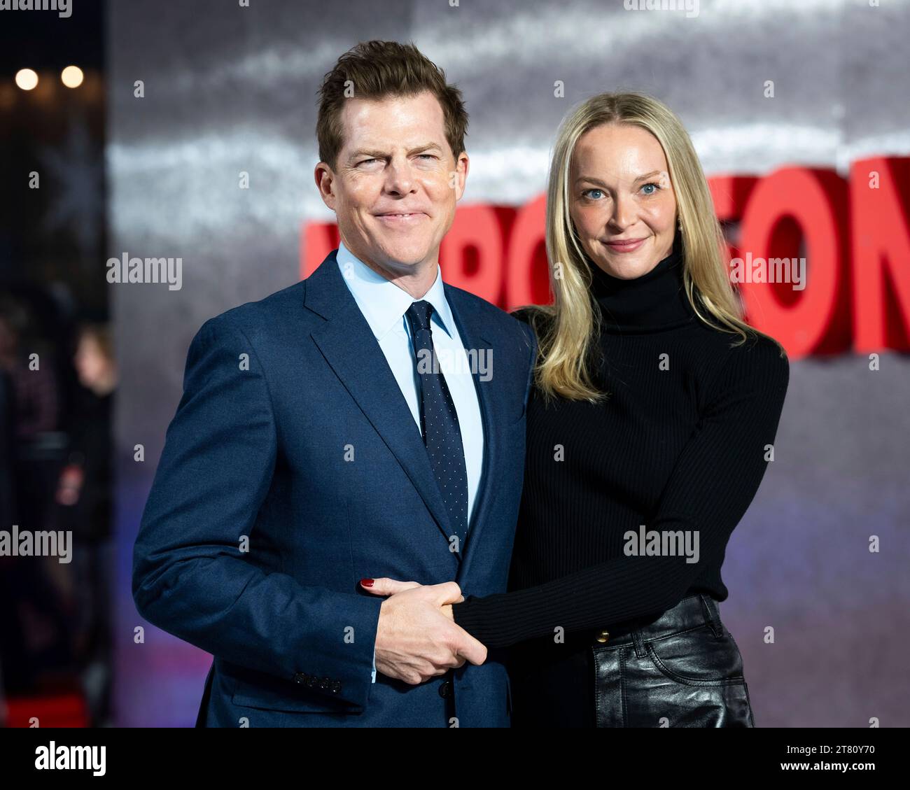 Kevin J Walsh, left, and Molly Ann McEneny pose for photographers upon ...