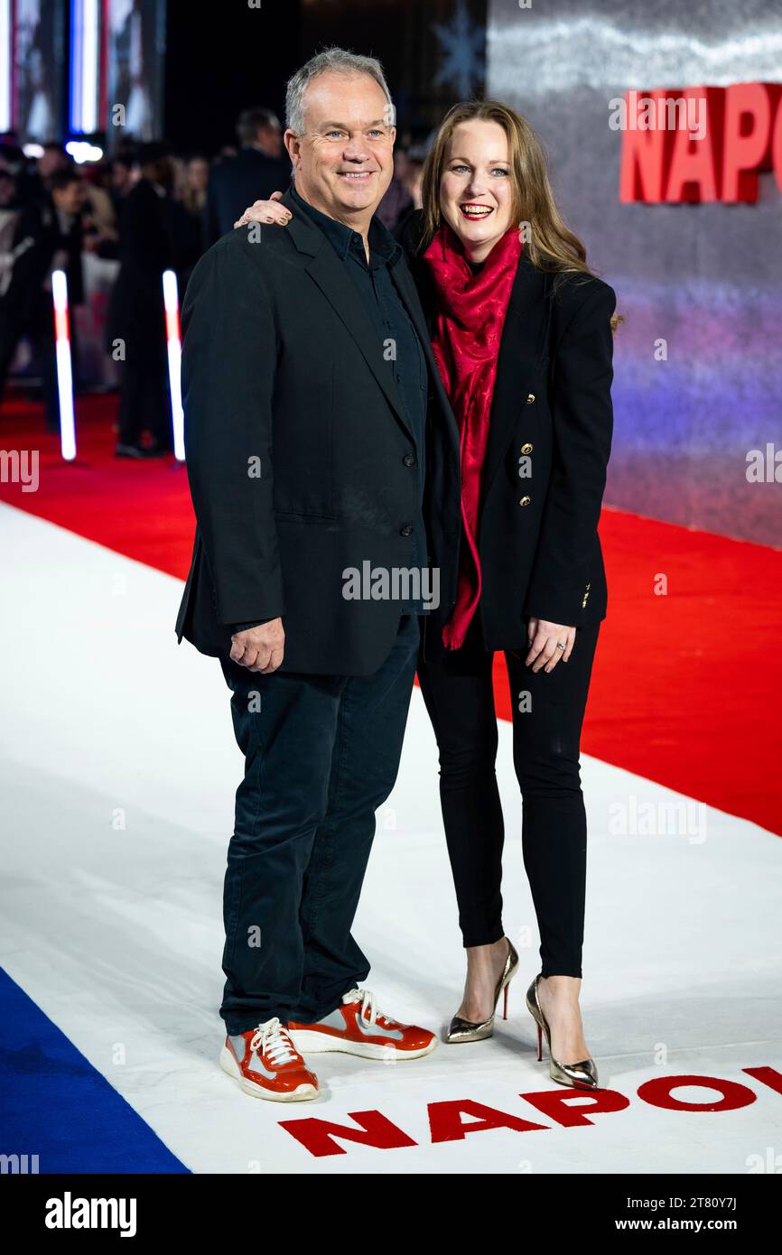 Neil Corbould, left, poses for photographers upon arrival at the UK ...