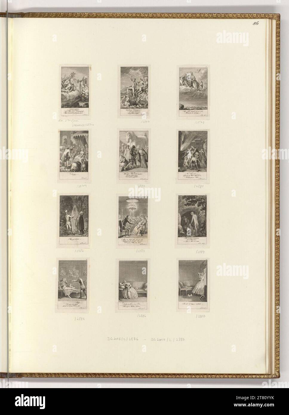 Daniel Nikolaus Chodowiecki (Engraver) Lauenburg Genealogical Calendar ...