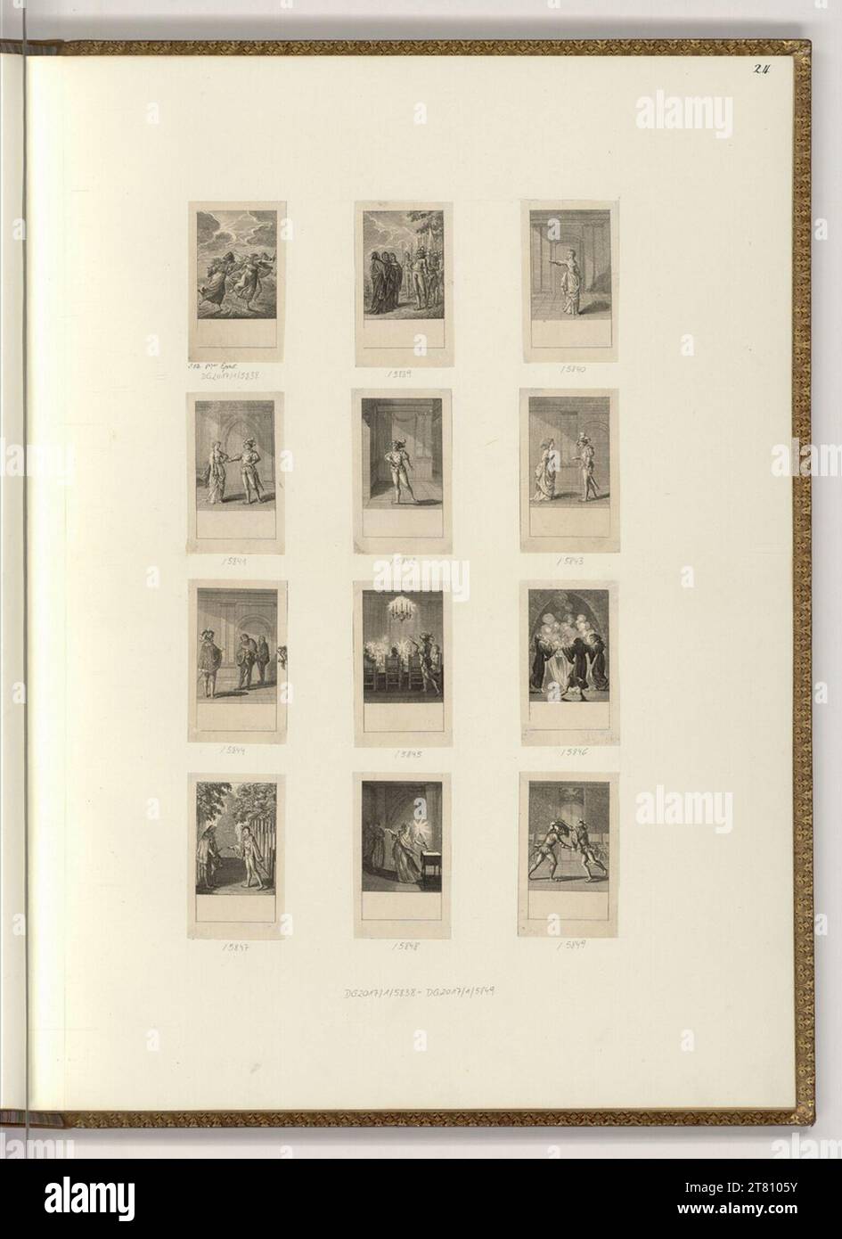 Daniel Nikolaus Chodowiecki (Engraver) Göttingen pocket calendar from ...