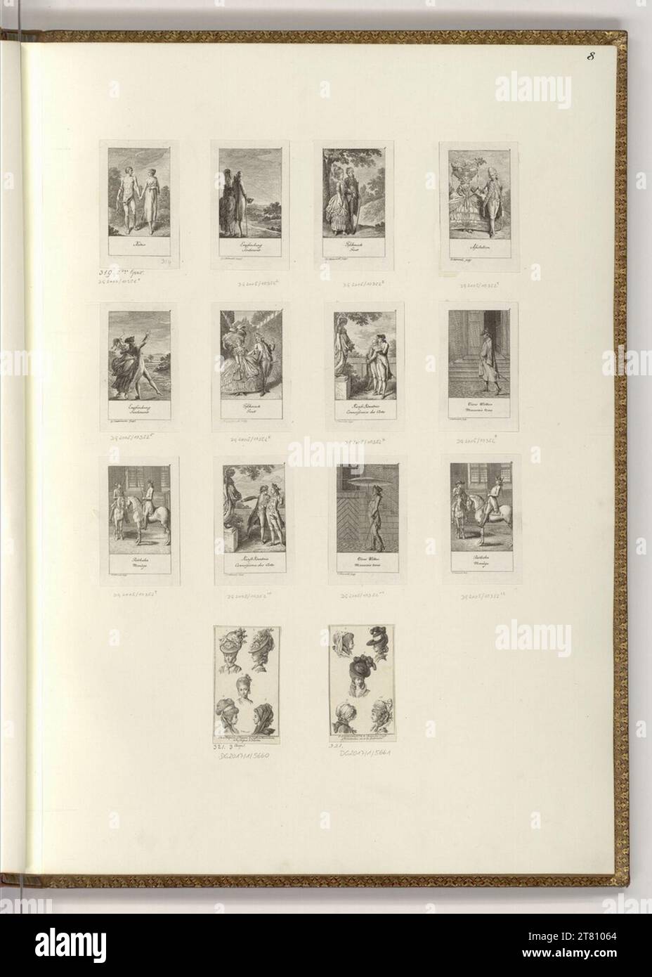 Daniel Nikolaus Chodowiecki (Engraver) Göttingen pocket calendar from ...