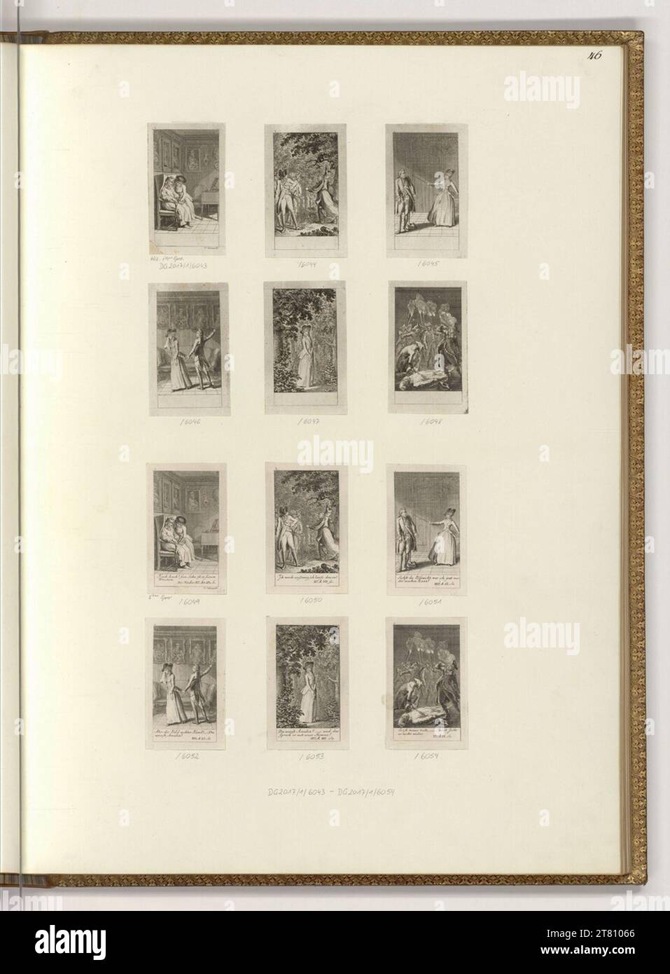 Daniel Nikolaus Chodowiecki (Engraver) Theater calendar 1783, Schiller ...