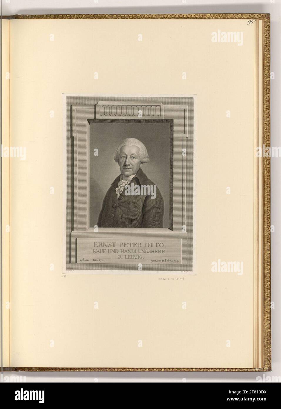 Johann Friedrich Bause (Engraver) Portrait Ernst Peter Otto. Copper ... Johann Friedrich Bause (Engraver) Portrait Ernst Peter Otto. Copper ...