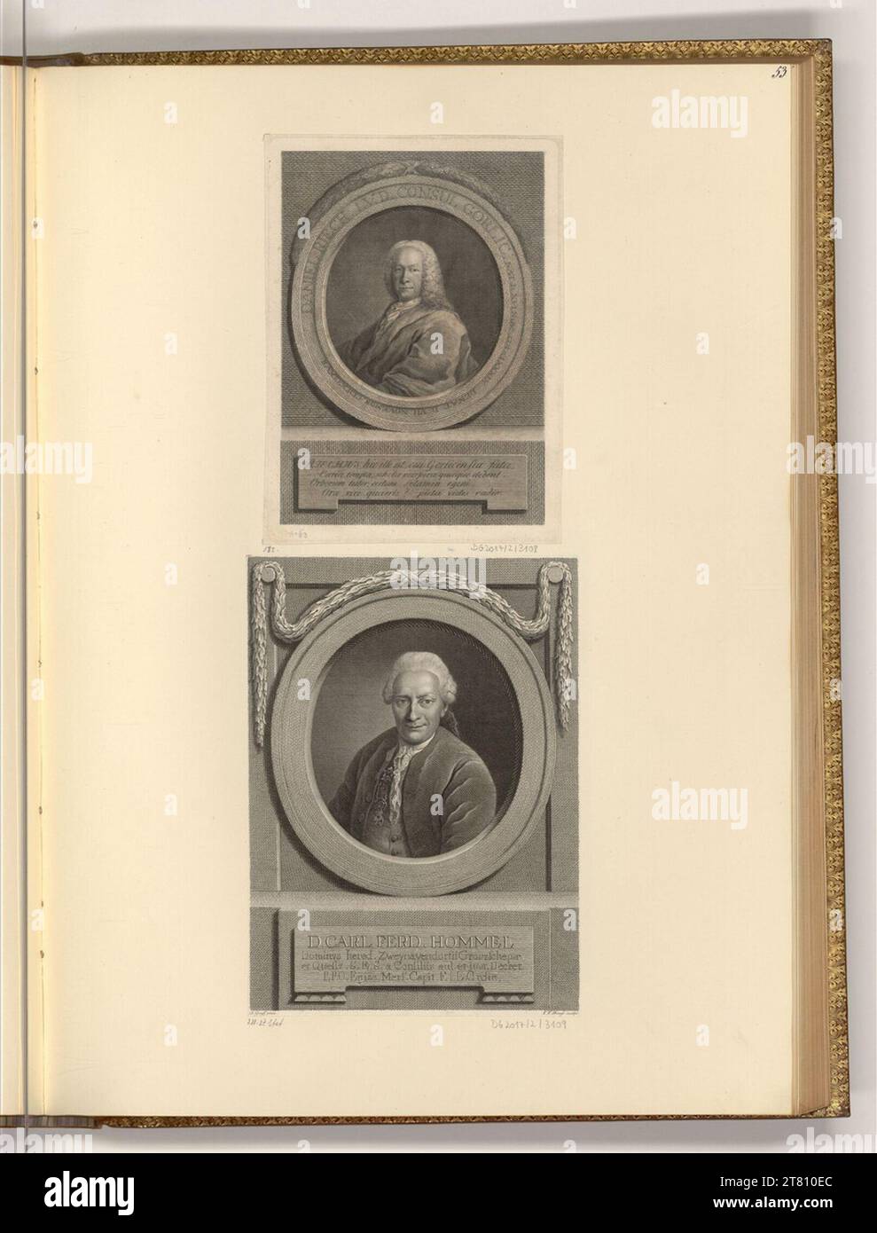 Johann Friedrich Bause (Engraver) Portrait of a consul; Carl Ferdinand ...