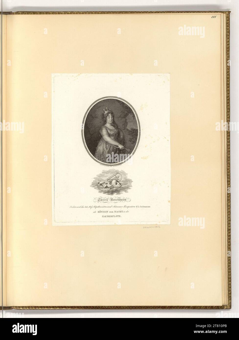 Karl Rahl (The Older) Therese Rosenbaum as Queen of the Night. Dotier ...