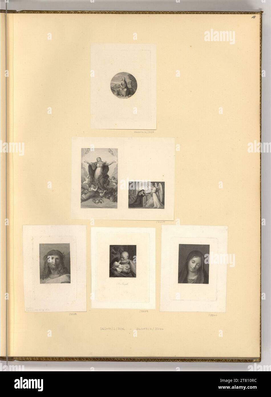 Karl Rahl (The Older) Maria and Jesus. Copper engraving, etching 1794 ...