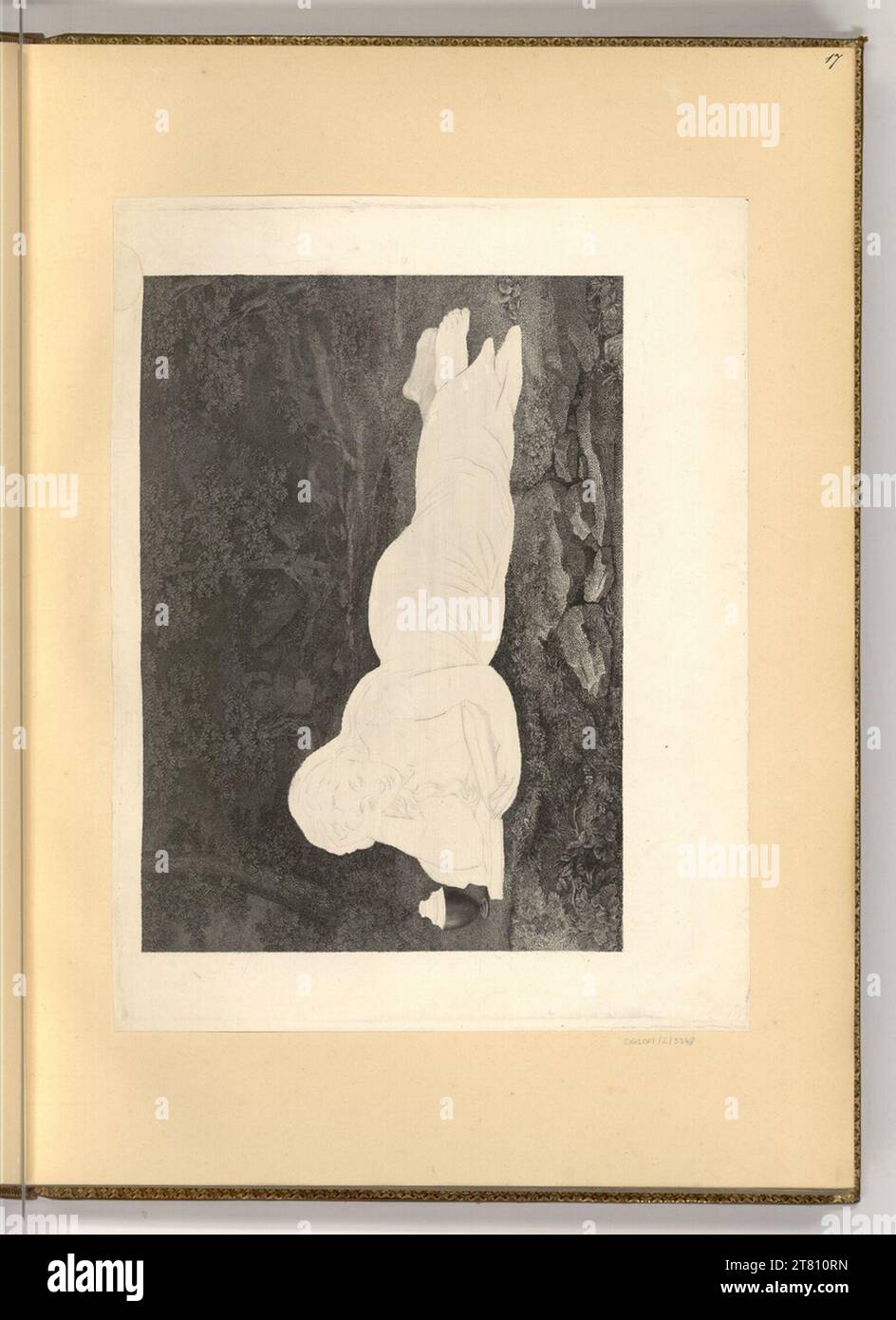 Karl Rahl (The Older) The Maddalena del Correggio. etching around 1827 ...
