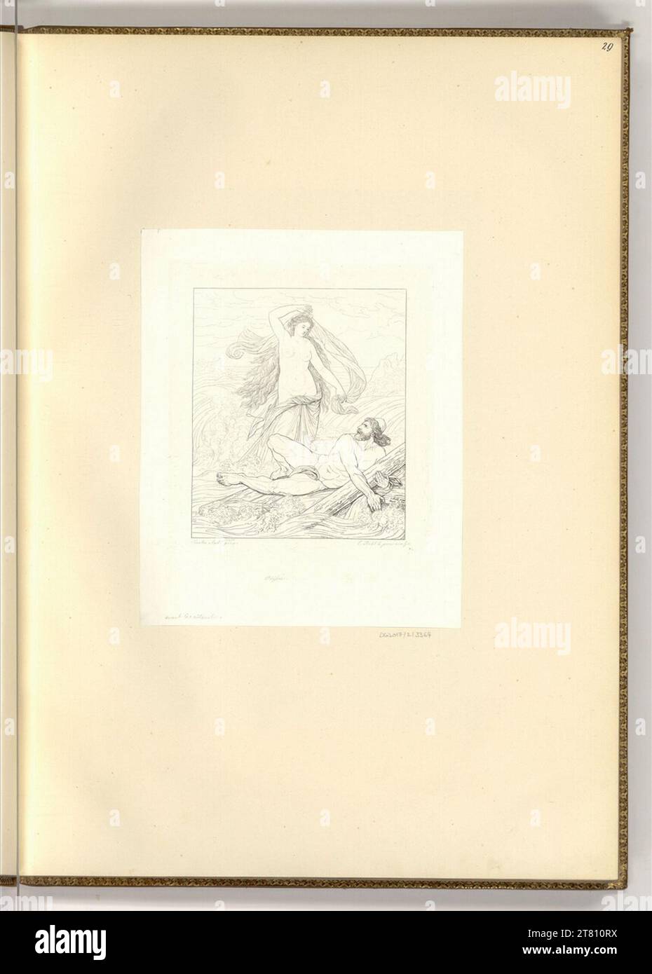 Karl Rahl (The Older) Odysseus. etching 1794-1865 , 1794/1865 Stock ...