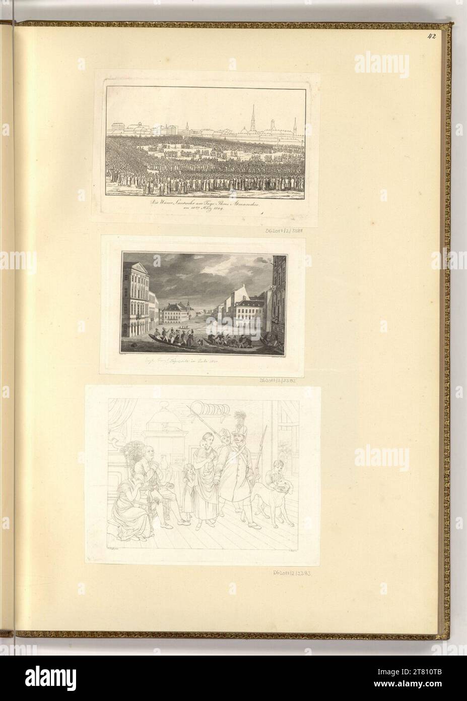 Karl Rahl (The Older) Historical events 1809-1830; The farewell of the ...