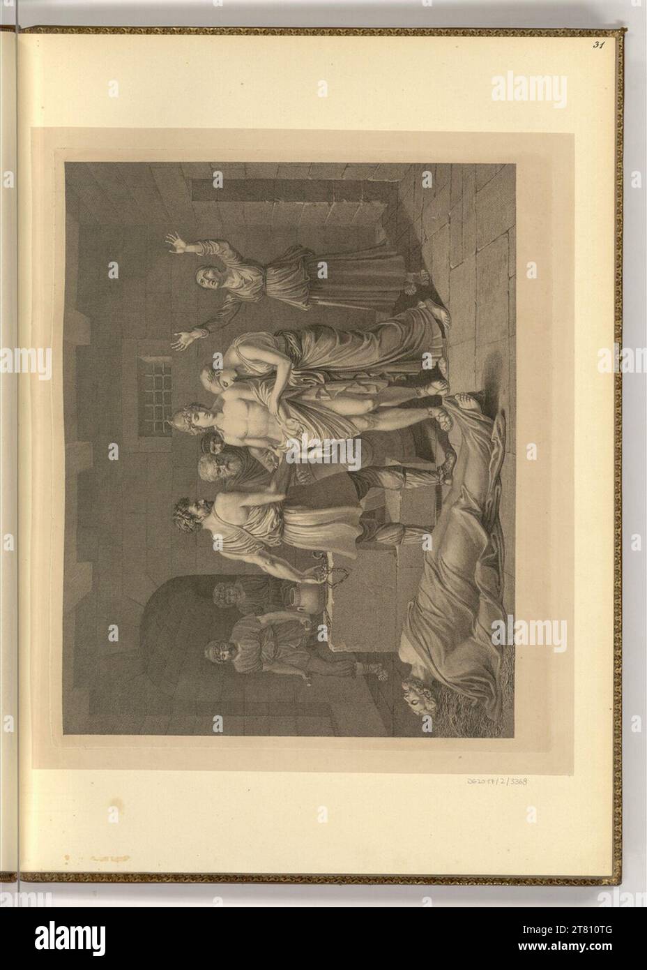 Karl Rahl (The Older) The death of the Cimon. etching 1794-1843 , 1794/ ...