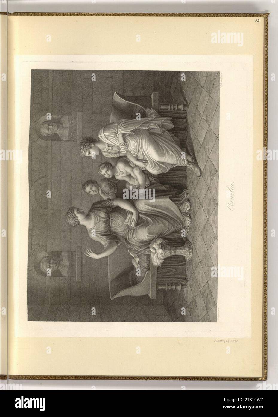 Karl Rahl (The Older) Cornelia. etching 1794-1843 , 1794/1843 Stock ...