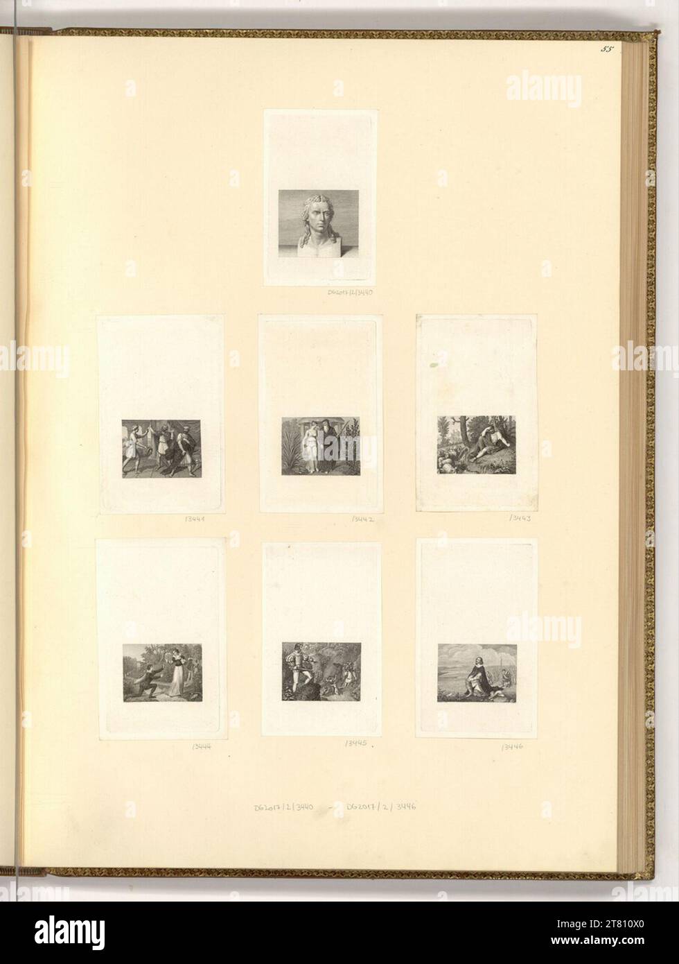 Karl Rahl (The Older) Schiller: indefinite works (book illustration ...