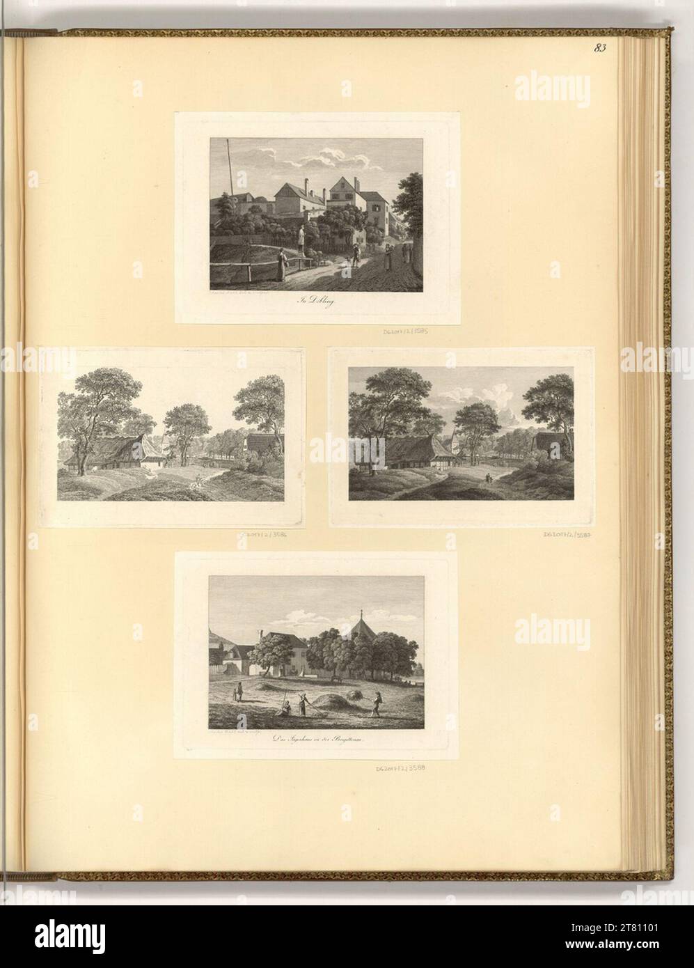 Karl Rahl (The Older) Views of the suburbs of Vienna; Landscapes ...
