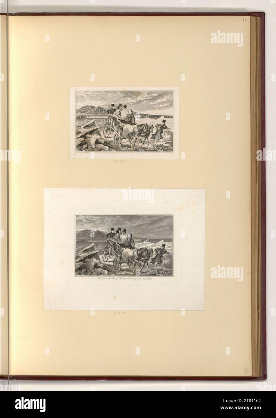 Josef Axmann (Engraver) Crown Prince Archduke Ferdinand visits the ...