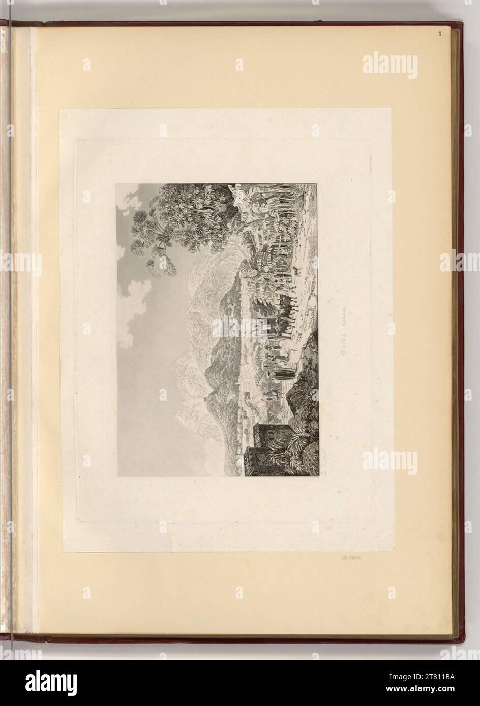 Josef Axmann (Engraver) Rich villa. etching 1808-1873 , 1808/1873 Stock ...