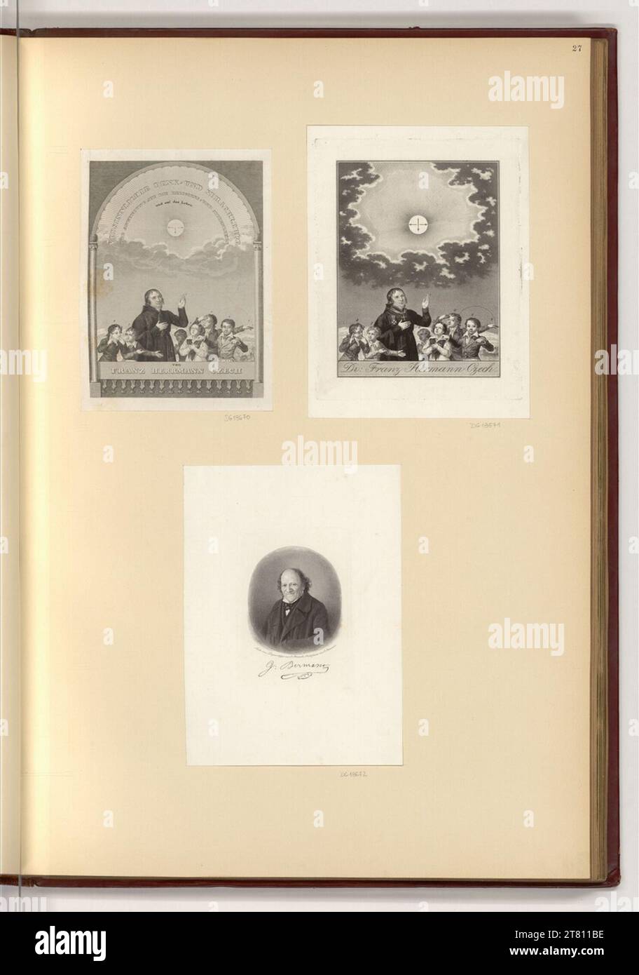 Josef Axmann (Engraver) Dr. Franz Hermann Czech: Thinking and language ...