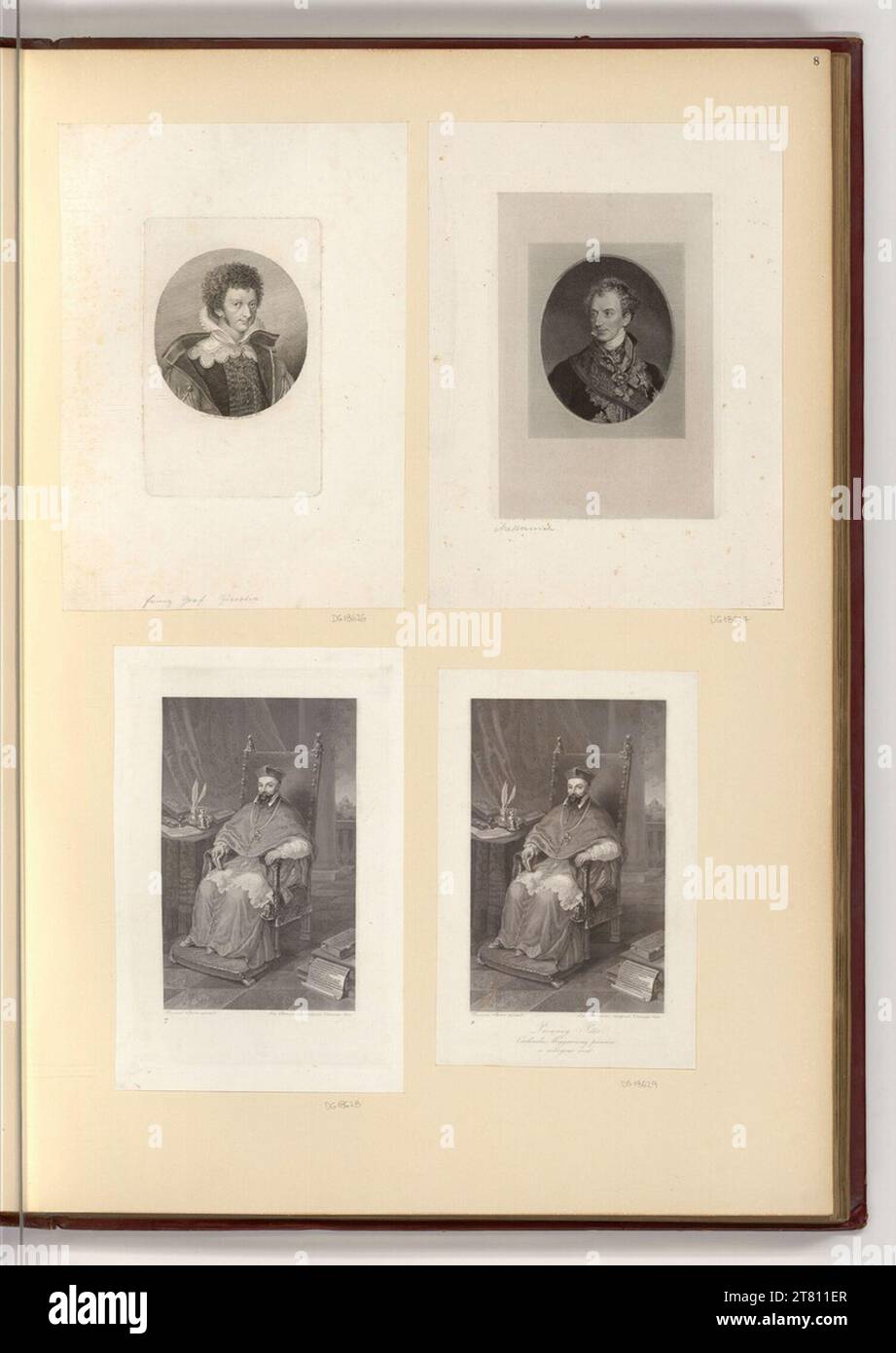 Josef Axmann (Engraver) Portraits. Etching, steel engraving 1808-1873 ...