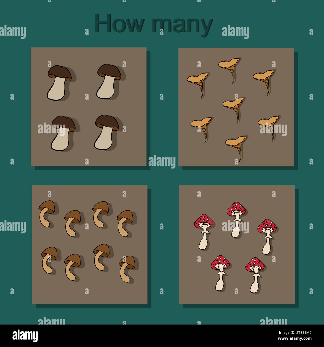 Mathematical tasks for preschool children. Teaching a child to count ...