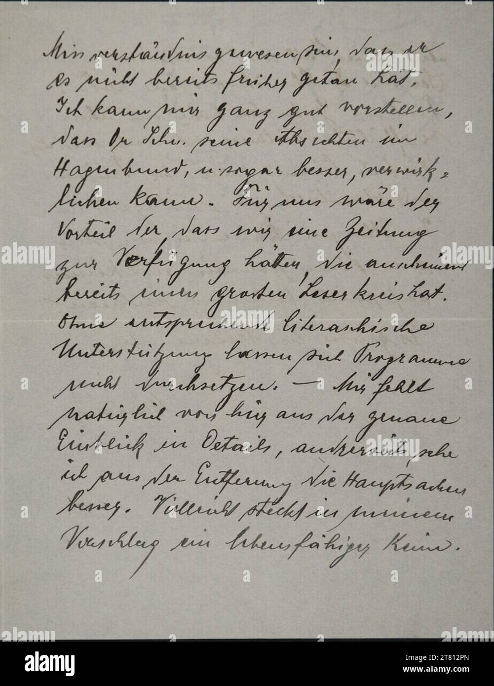 Felix Albrecht Harta (Verfasser in) Letter from Felix Harta to Egon ...