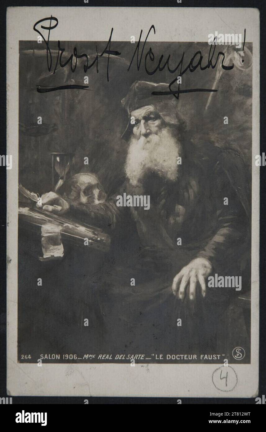 Adele Harms (Verfasser in) Postcard of Adele and Edith Harms to Egon ...