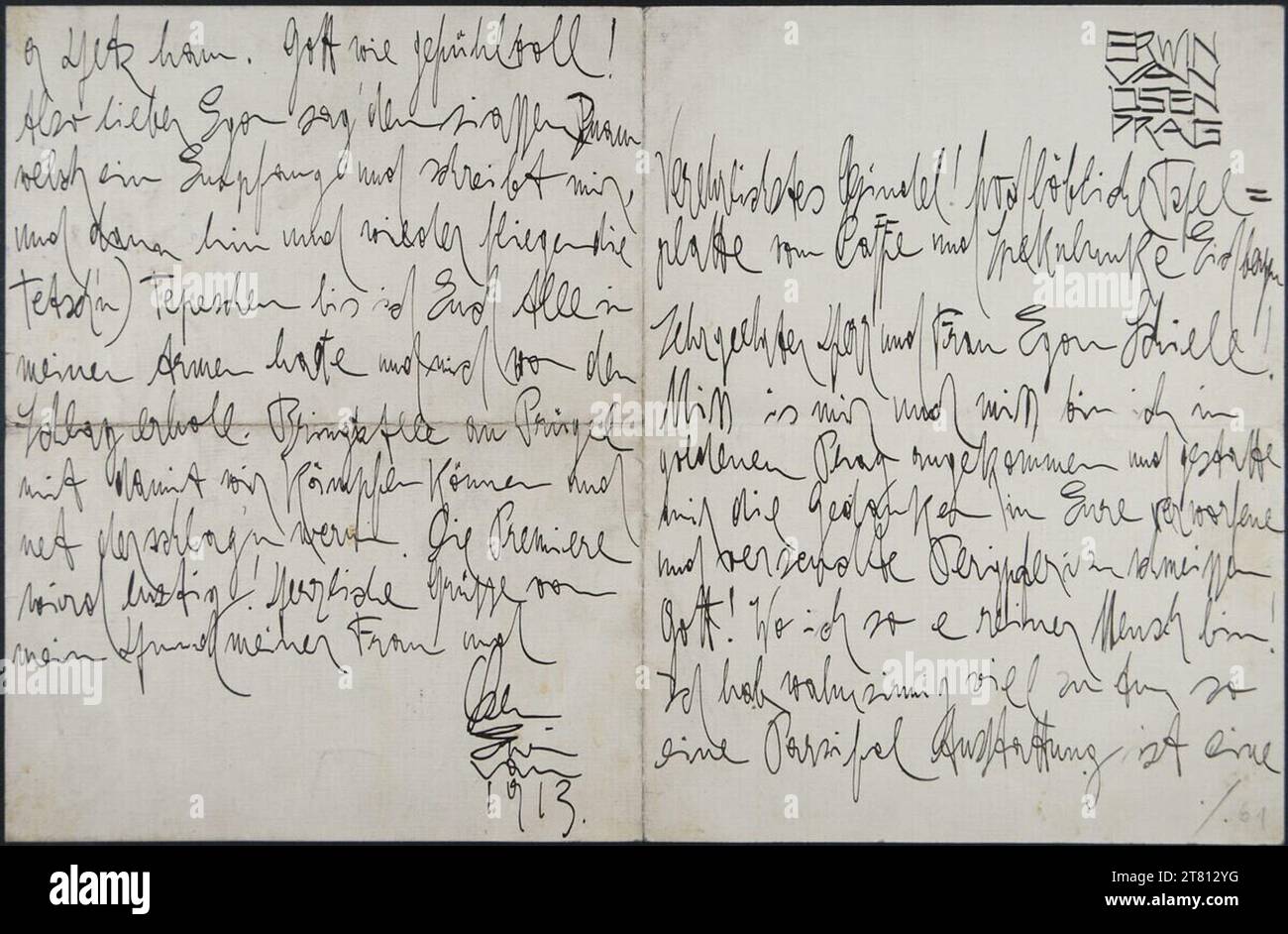 Erwin Dominik Osen (Verfasser in) Letter from Erwin Oosen to the ...