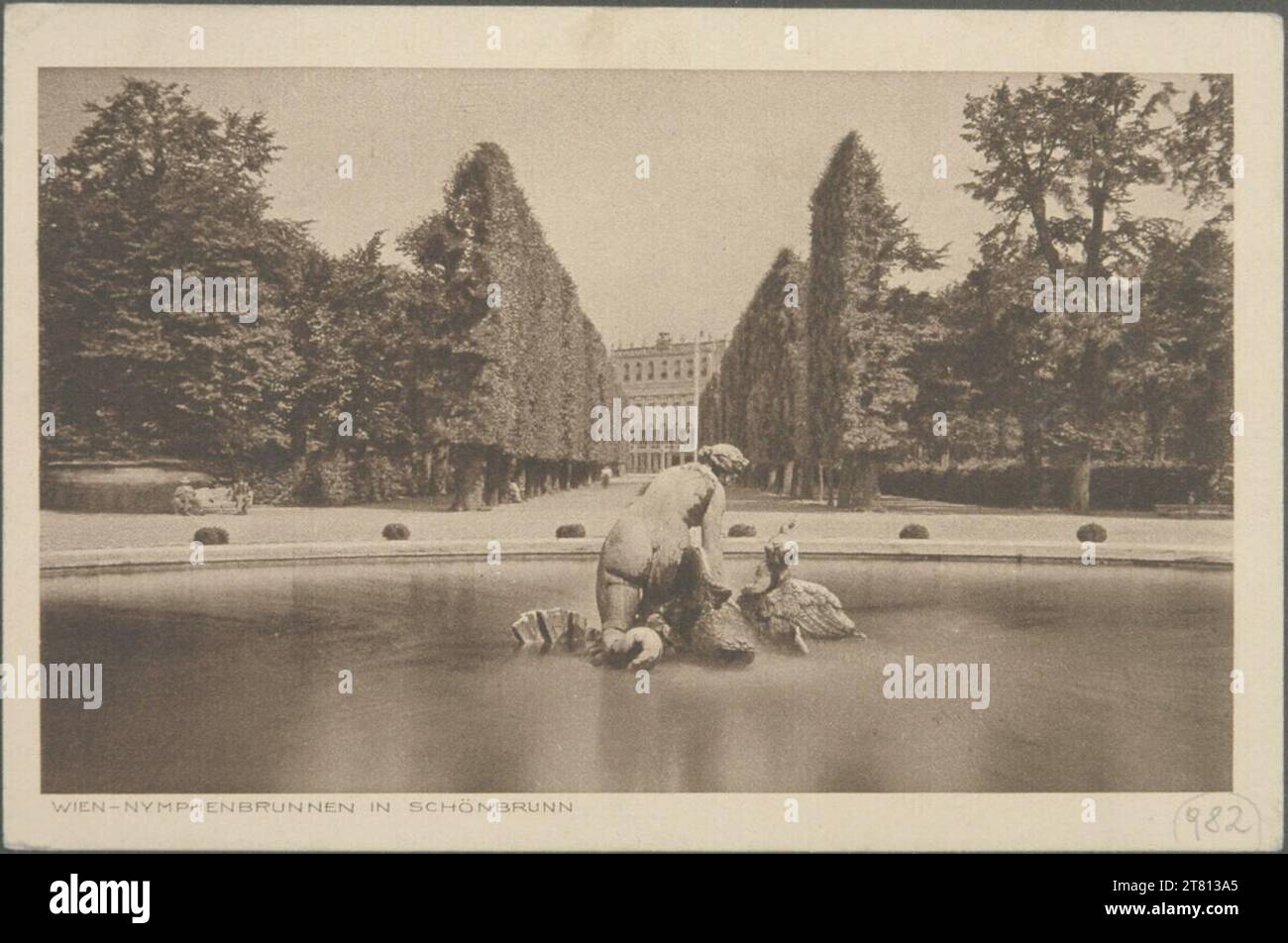 Adele Harms (Verfasser in) Postcard of Adele Harms (Nymphenbrunnen in ...
