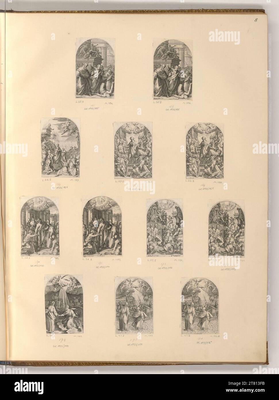 Jacques Callot Les Tableaux de Rome (the Roman copies). Copper ...