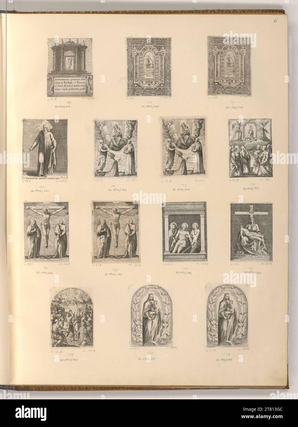 Jacques Callot Les Tableaux de Rome (the Roman copies). Copper ...