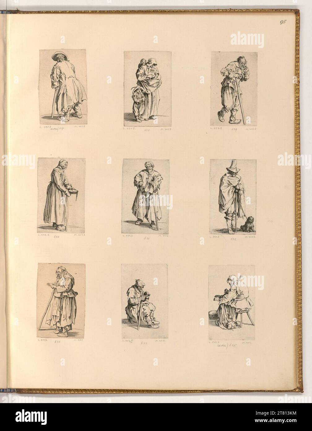 Jacques Callot LES GUEUX (Die Bettler). etching around 1622 - 1623 ...