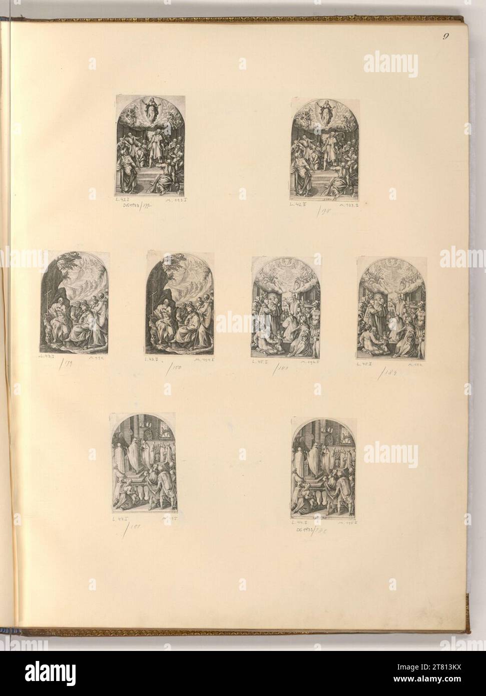 Jacques Callot Les Tableaux de Rome (the Roman copies). Copper ...