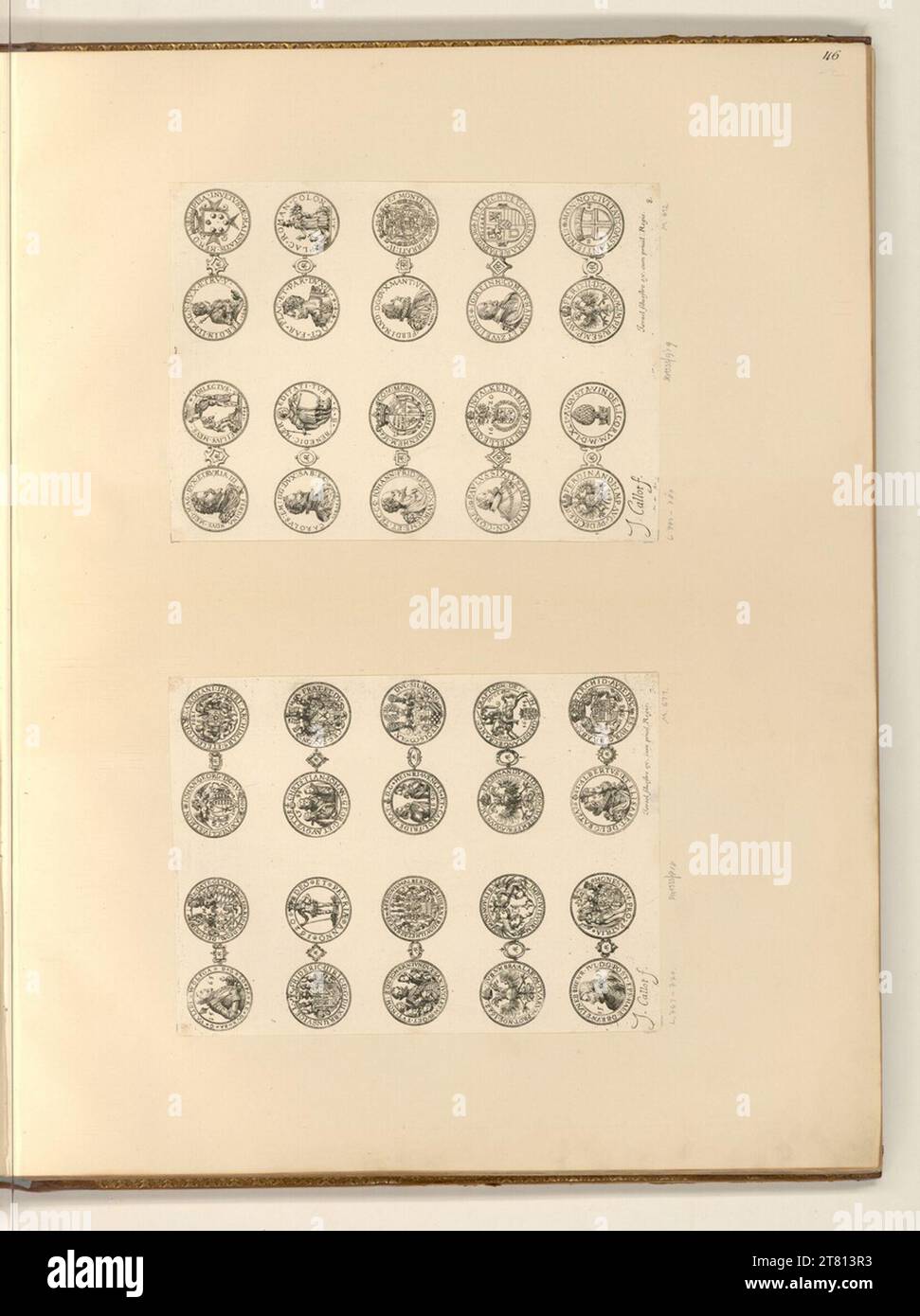 Jacques Callot (Engraver) The coins. etching 1662 , 1662 Stock Photo ...